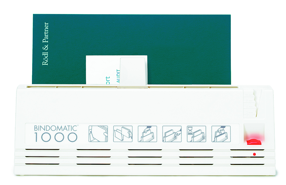 Bindomatic 1000 Thermal Binder 熱溶釘裝機_熱熔釘裝機_釘裝機_Q-辦公室儀器_歷山文儀中心