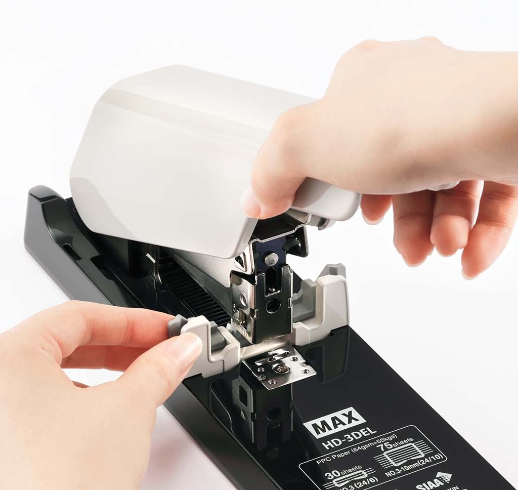 Max HD-3DEL 抗菌省力釘書機(75張)_重型釘書機_F-釘書機打孔機_歷山文儀中心