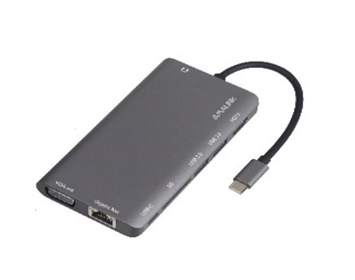 Amalink 9591B Type C 8 in 1 Hub_USB 周邊產品_O-電腦用品_歷山文儀中心
