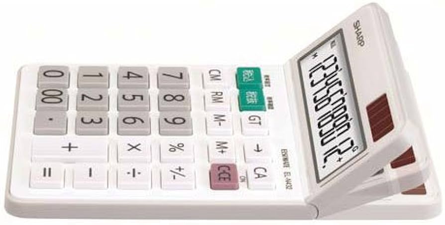 日本版 Sharp EL-N432X X (中型)計算機 (12位) _桌面計算機_計算機_Q-辦公室儀器_歷山文儀中心